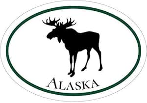 Amazon.com: ION Graphics Moose Decal - Alaska Moose Vinyl Sticker ...