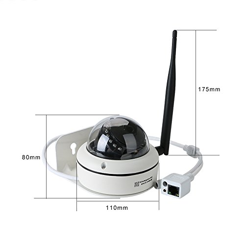 Midas-Link 2Pcs 2.0 Megapixels HD Network IP Camera Wired/Wi-Fi ...