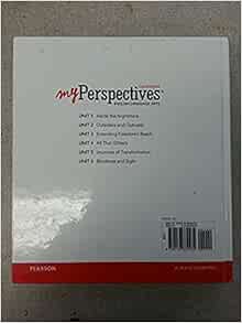 California My Perspectives English Language Arts Grade 10 (Teacher's ...