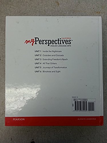 California My Perspectives English Language Arts Grade 10 (Teacher's ...