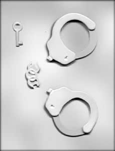CK Products 3-3/4" 3D Handcuffs Chocolate Mold : Home & Kitchen