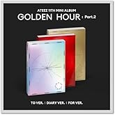 Amazon.com: Ateez GOLDEN HOUR : PART. 2 Ruby Rose Vinyl, 11th Album ...
