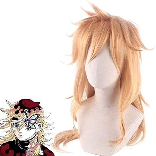 RTGFS Anime Demon Slayer Kimetsu No Yaiba Douma Cosplay Wig Synthetic ...