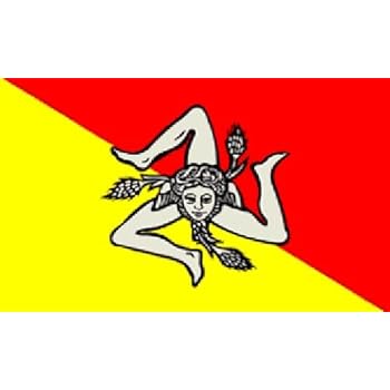 Amazon.com : 3'x5' SICILIAN FLAG of SICILY, Italy Italian : Outdoor ...