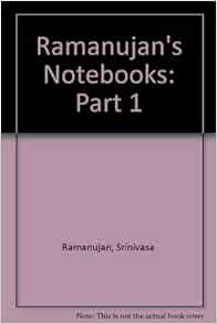 Ramanujan's Notebooks: 9783540961109: Amazon.com: Books