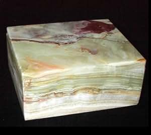 Amazon.com: Decorative Green Onyx Stone Box, Handcrafted Marble Stone ...