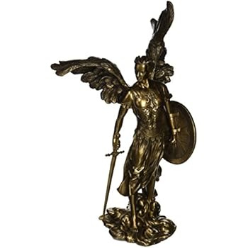 Amazon.com: St. Saint Raphael Archangel Statue With Caduceus Healing ...