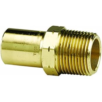 Viega 99690 ProPress Zero Lead Bronze PEX Press ProPress Adapter with 2-Inch by 2-Inch Press x P ...