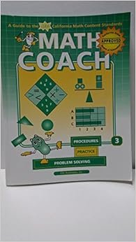 Math Coach, Student Book, Grade 3: 9781568920436: Amazon.com: Books