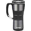 Amazon.com | Trudeau Board Room 16-Ounce Travel Mug, Black: Coffee Cups ...