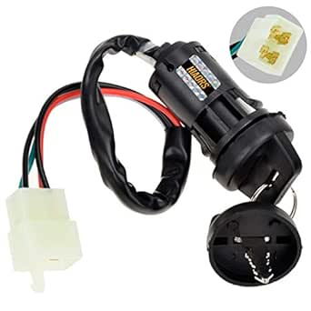 HIAORS Ignition Key Switch for Eton Viper Sierra Rascal 50cc 70cc 90cc ...