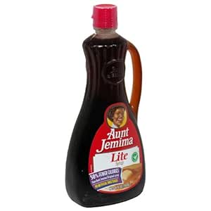 Amazon.com : Aunt Jemima Syrup, Lite, 24 oz (Pack of 6) : Maple Syrups ...
