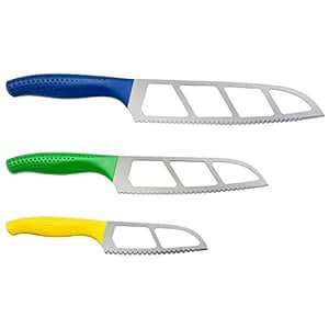 Amazon.com: 3 Pack Easy Slice Knife Set: Kitchen & Dining