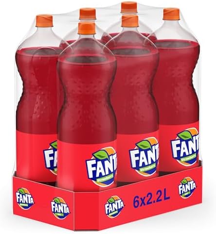 Fanta Strawberry, Carbonated Soft Drink, PET 2.2L, pack of 6 price in ...