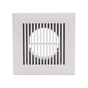 HG POWER 3 Inch Diameter Soffit Vent Adjustable Square Louver ABS ...