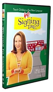 Amazon.com: Signing Time Volume 13: Welcome to School DVD: Rachel de ...