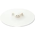 Amazon.com: Marna K900 Pig Drop Lid, Large, 8.5 inches (21.5 cm), Silicone/White, Heated ...