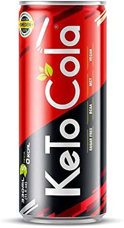 Laperva Keto Cola - Zero Calorie, MCT-Infused, BCAA & Glutamine ...