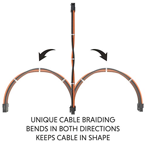 LINKUP - PSU Cable Extension Sleeved Custom Mod GPU PC Power Supply ...