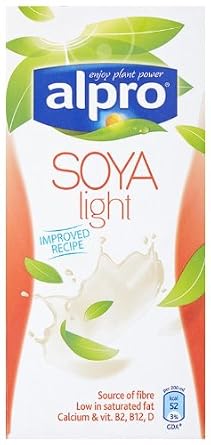 Alpro Soya Milk Light With Calcium 1 L (Pack of 6): Amazon.co.uk: Grocery