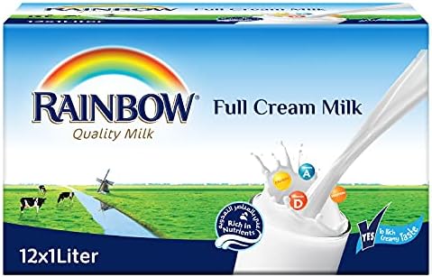 Rainbow Full Cream Milk - Pack of 18 Pieces (18 x 185ml) price in UAE ...