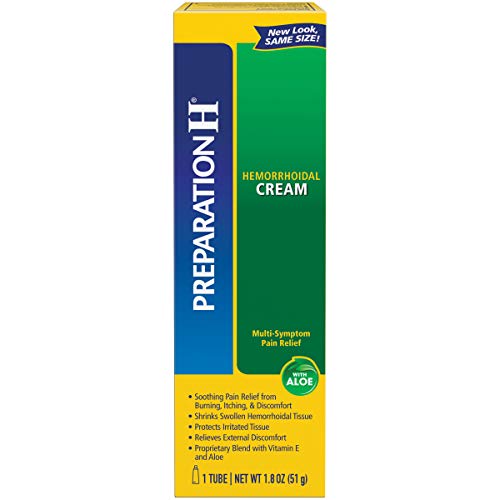 Preparation H (1.8 Ounce, 1 Tube per Box) Hemorrhoid Symptom Treatment ...