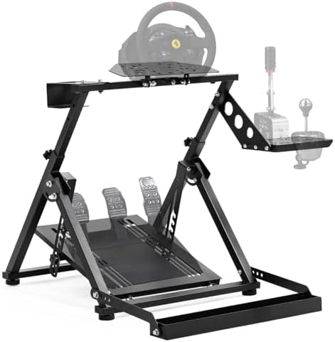 Minneer Racing Wheel Stand X Frame Racing Simulator Steering Wheel ...