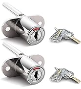 XIEHE 288 Zinc Alloy Desk Lock Office Furniture Drawer Lock with Two ...