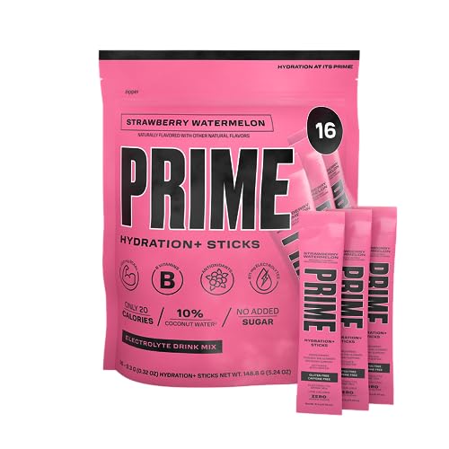 PRIME HYDRATION+ Sticks Strawberry Watermelon | Hydration Powder Single ...