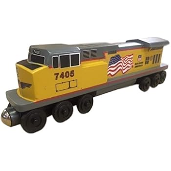 Amazon.com: Whittle Shortline Railroad CSX Autorack Wooden Train Car ...