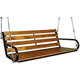 Kaushalendra Garden Zula Wooden Hanging Swing Teak Set 91 cm.: Amazon ...