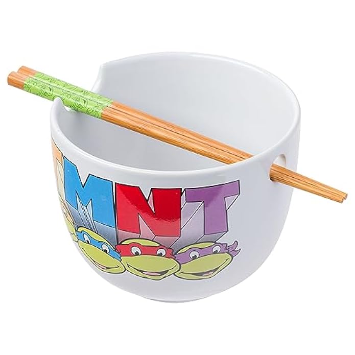 Silver Buffalo TMNT Teenage Mutant Ninja Turtles Ceramic Ramen Noodle ...