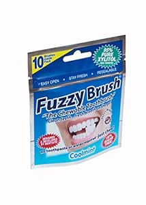 Amazon.com: Fuzzy Brush Chew Able Toothbrush, 10 Ounce (Pack of 10): Beauty
