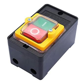 TWTADE / 2Pcs Push Button Switch KAO-5 Waterproof On/Off Start Stop 10A AC 380V Pushbutton ...