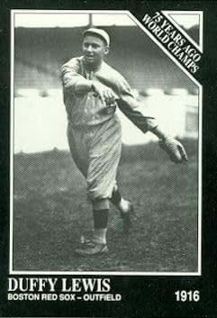 Amazon.com: Duffy Lewis Baseball Card (Boston Red Sox) 1991 Sporting ...