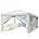 Outsunny 3 x 6m Garden Heavy Duty Pop Up Gazebo Marquee Party Tent ...