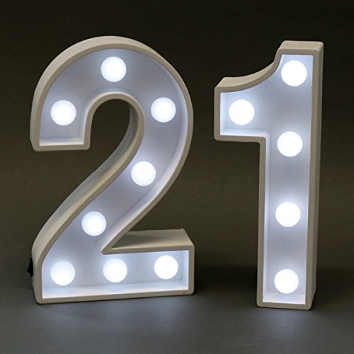 21 Light Up Sign: Amazon.co.uk: Kitchen & Home