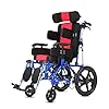DIEFMJ Child/Adult Fully Lying Aluminum Alloy Wheelchair, Stroke Hemiplegia Middleaged and ...