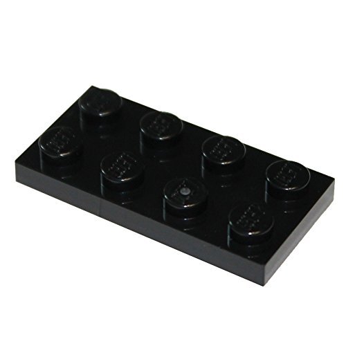 LEGO Parts and Pieces: Black 2x4 Plate x100 | Pricepulse