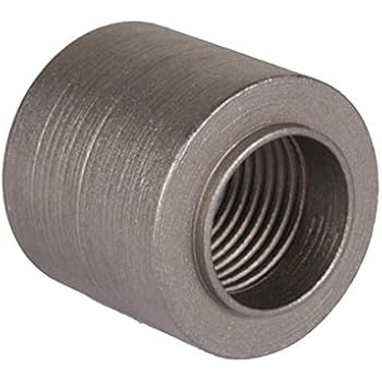 Amazon.com: Threaded Steel Weld Bung Fitting, 1/2 Inch NPT Female ...