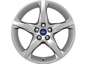 Ford 1719526 5-Spoke Alloy Wheel , 18-inch, Silver: Amazon.co.uk: Car ...