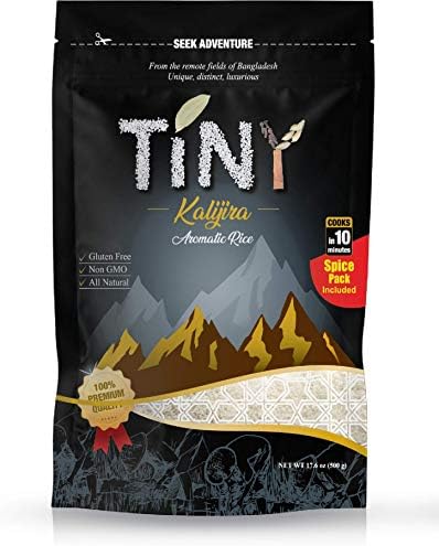 TINY Kalijira Aromatic Rice with Spice Pack (17.6OZ) | Pricepulse