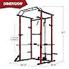 ER KANG Power Cage with LAT Pulldown System, 1200LB Capacity Weight ...