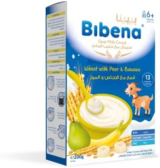 Bibena - Baby Cereal with Goat Milk Pear & Banana - 200g price in UAE ...