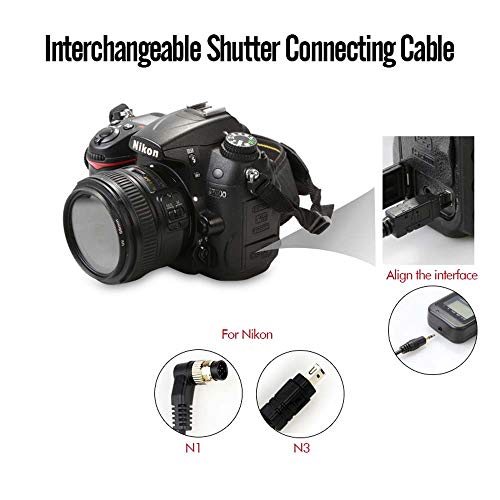 Nikon Intervalometer Wired Nikon Digital Camera Remote Controller LCD Timer Shutter Release ...