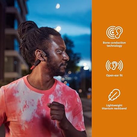 Mua PHILIPS A7607 Bone Conduction Headphones,Wireless Bluetooth Open ...
