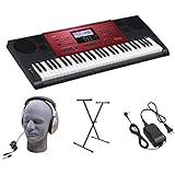 Amazon.com: Casio CTK-2100 61-Key Portable Keyboard Package with ...
