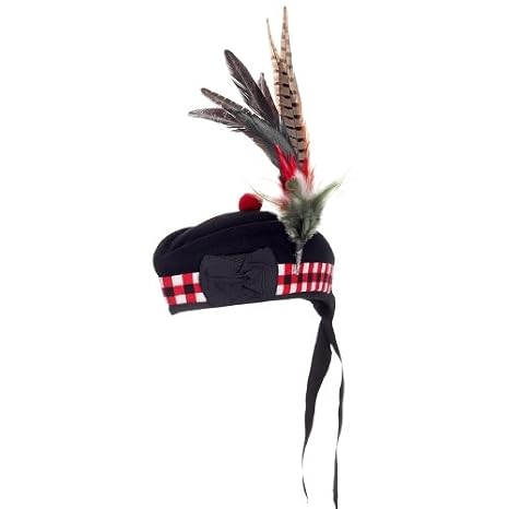 New Feather Plume for Traditional Scottish Glengarry Balmoral Hat aprx ...