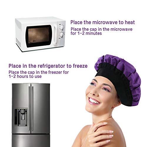 Cordless Deep Conditioning Heat Cap - Microwavable Heat Cap for ...