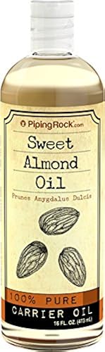 Piping Rock Sweet Almond Oil 16 fl oz (473 mL) Bottle Organic Cold ...